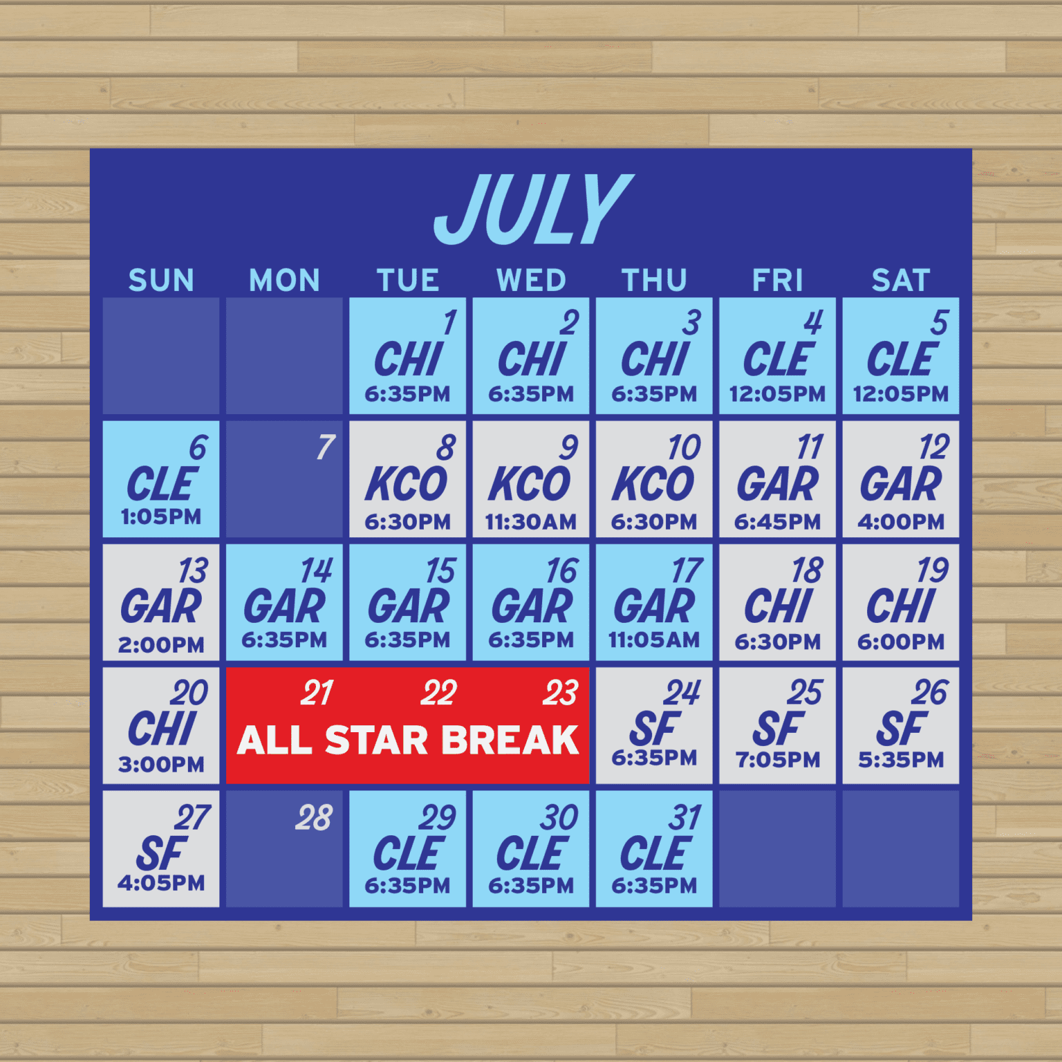 Schedule - Lake Country DockHounds