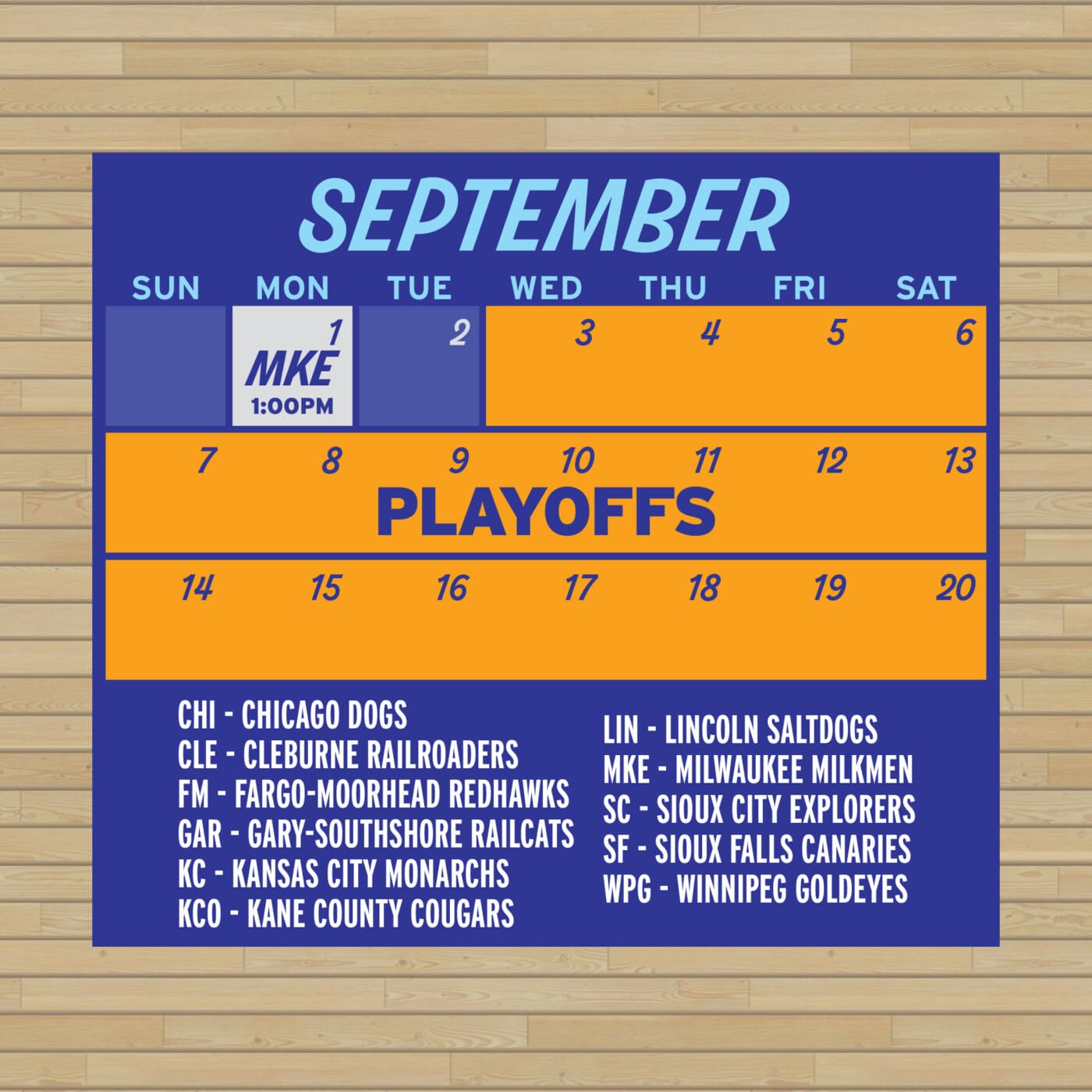 Schedule - Lake Country DockHounds